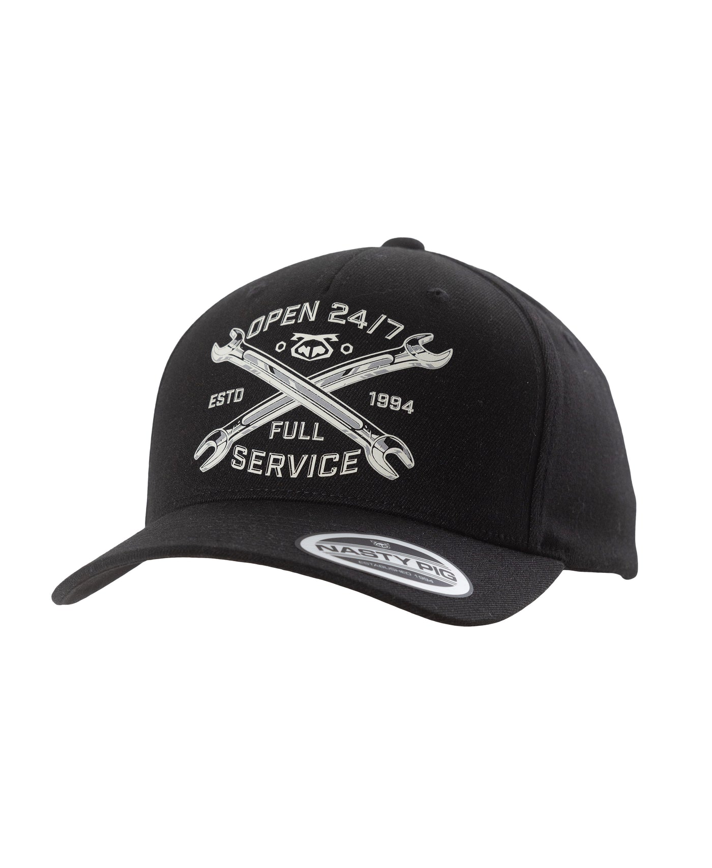Mechanic Cap - Black - Nasty Pig