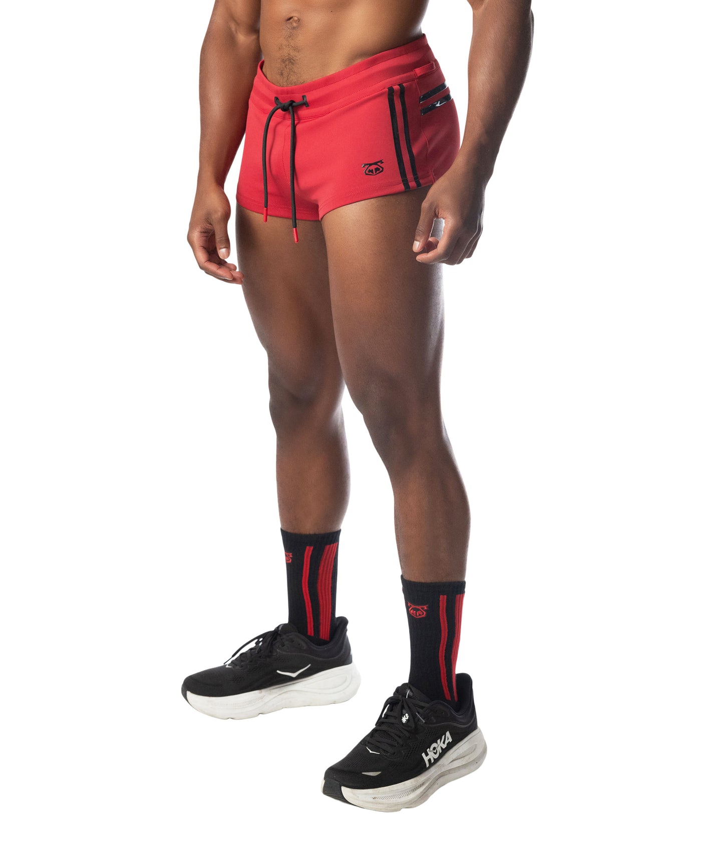 Ignite Micro Trunk Short | Red/Black | Nasty Pig