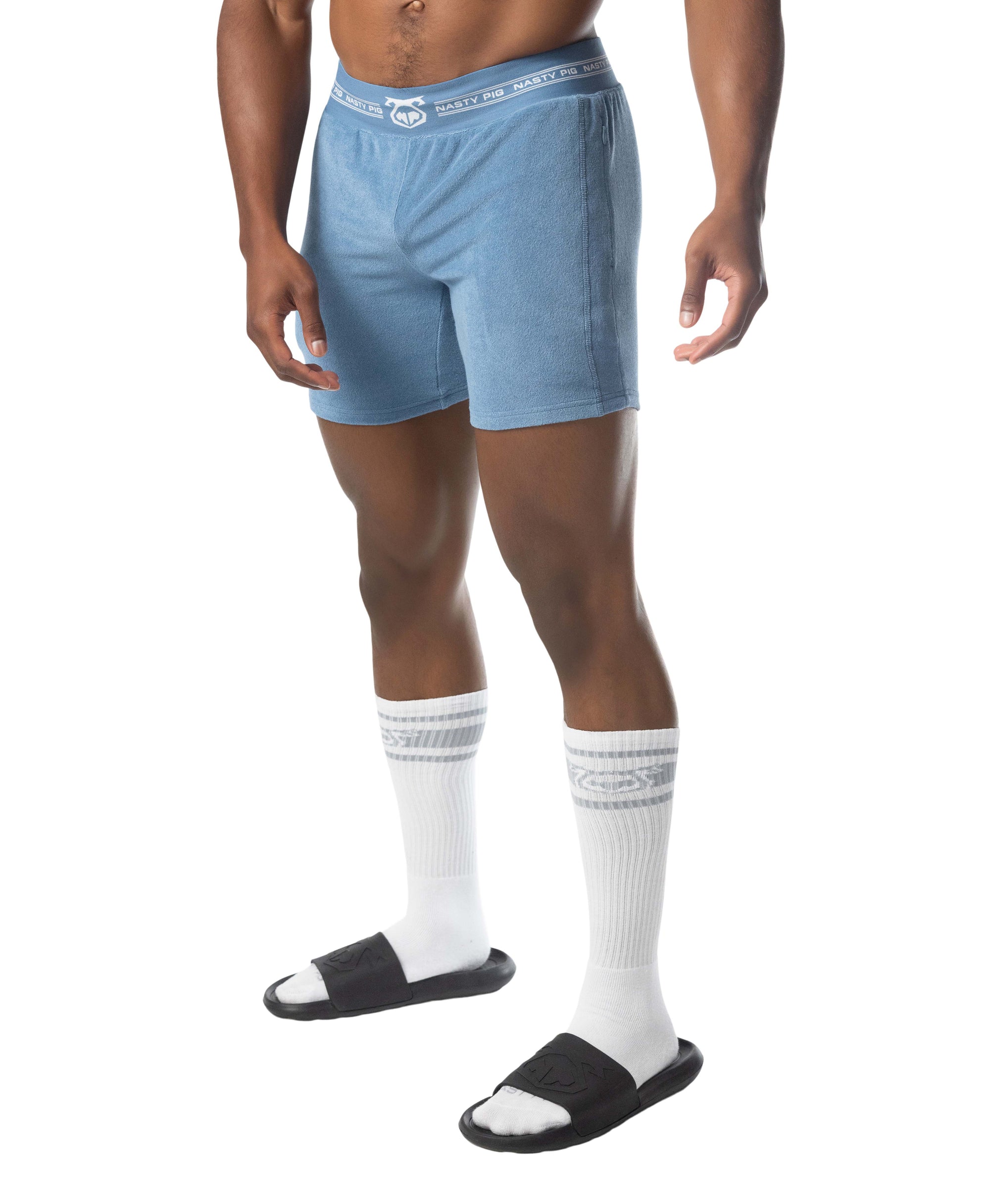 Suite Rugby Short | Blue Steel | Nasty Pig